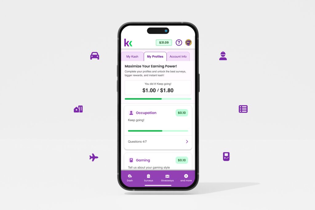 Personalize Your Money-Making with Our Extended Profiling–Now Available on Your KashKick App ...